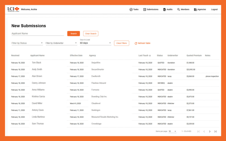 LCI | Custom Web App Design | LookFar Labs